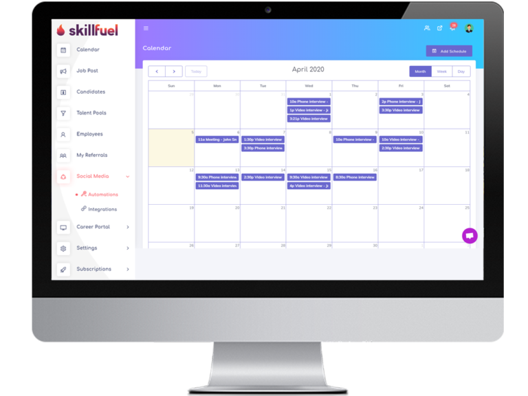 Candidate Interview Scheduling Software | Skillfuel